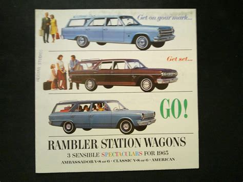 1965 Rambler Station Wagons Sales Folder Merrick Auto Museum