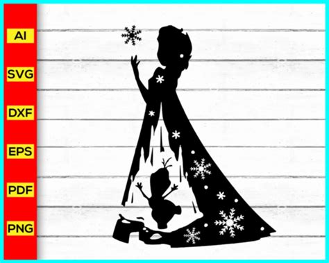 Frozen Svg Elsa Frozen Svg Princess Silhouette Princess Svg Disney