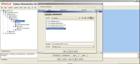 Developing In Hyperion 11 1 2 Part Iii Loading Data In Bso Essbase Cube Using Rules File And
