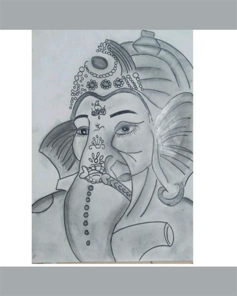 Ganpati Bappa Drawing Of Bappa Vighnaharta Sukhkarta