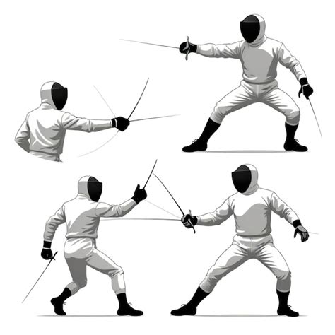 Un Homme Avec Une épée Et Un Arc Et Une Flèche Pointant Vers La Droite