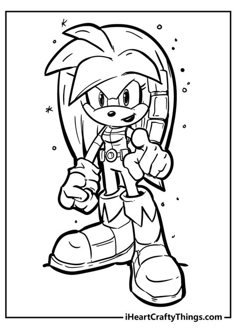 Printable Sonic Coloring Pages Sonic The Hedgehog Free Activity