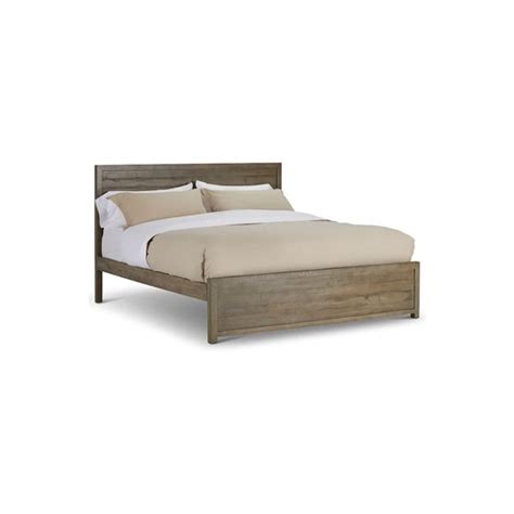 Rustic Classics Whistler Reclaimed Wood Platform King Bed In Grey Whist