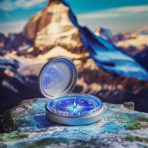 Free Mountain Compass Navigation Image Compass Mountain Navigation