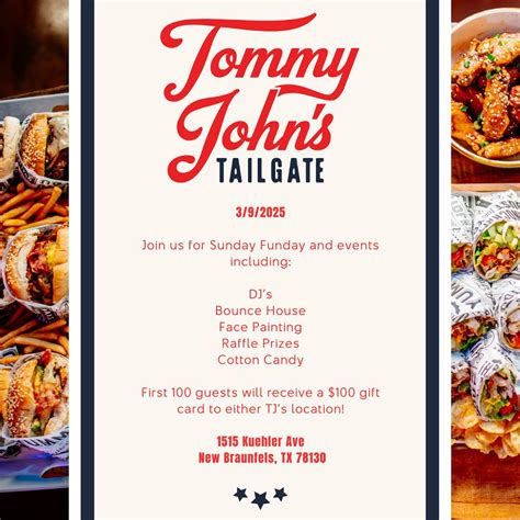 Tommy Johns Tailgate
