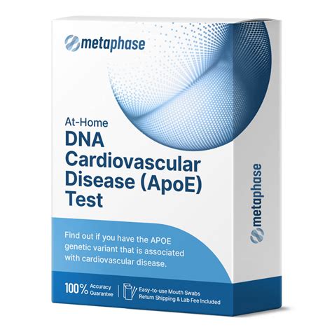 Dna Cardiovascular Disease Apoe Test Metaphase Genetics