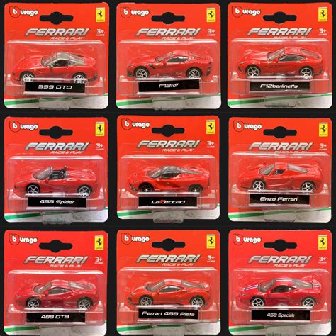 Bburago 164 Ferrari Alloy Sports Car Model Shopee Malaysia