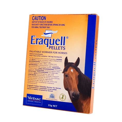 Buy Eraquell Pellets 35gr Equine Wormer Ivermectin 4mgg Condell