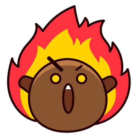 Bts Bt21 Shooky On Fire Sticker Sticker Mania