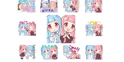 Kotonoha Sisters Line Stickers Now Available