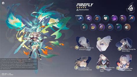 Hsr 2 3 Leaks Firefly Eidolons Mobile Art Firefly Anime