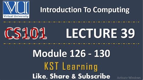 Cs101 Module No 126 To 130 Cs101 Short Lectures Cs101 Cs101shortlectures Youtube