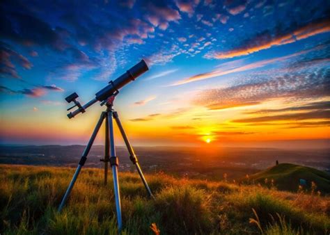 Astronomical Telescope Exploring The Wonders Of The Cosmos Premium Ai