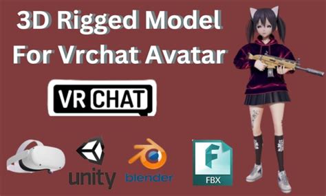 Make 3d Rig Furry Vrchat Vr Character Avatar Model By Expertayomikun