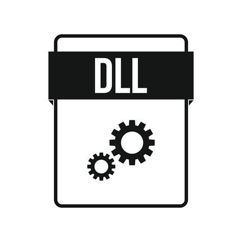 Dll File Icon Simple Style 14209722 Vector Art At Vecteezy Dll File Icon Simple Style 14209722 Vector Art At Vecteezy