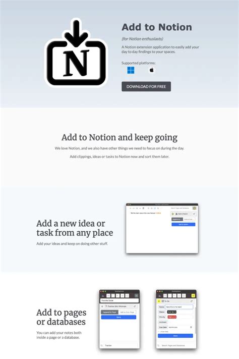 Add To Notion Notion App