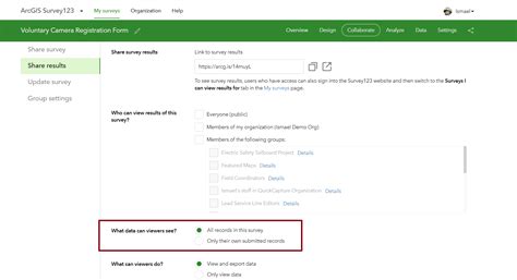 solved exporting from survey123 yields only data that i e esri