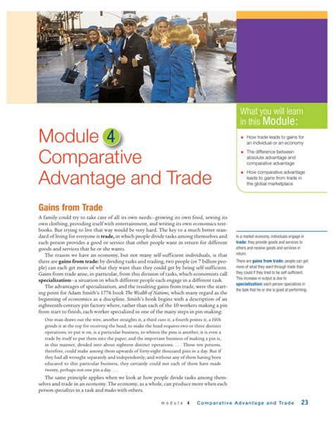 Module Comparative 4 Module