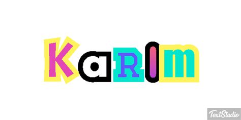 Karim Name Animated  Logo Designs