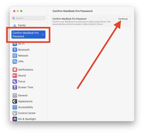 Fix Confirm Mac Password” To Keep Using Icloud In System Settings