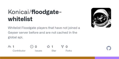 Github Konicaifloodgate Whitelist Whitelist Floodgate Players That