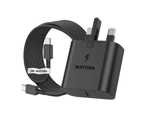 Wayona Samung Super Fast Chargerfor Samsung W Usb C Fast Charging Plug And M Cable Usb C To