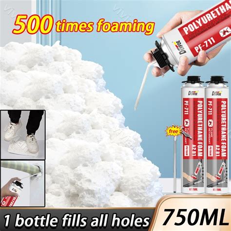 Foam Sealant Spray Polyurethane Foam Pu Foam Spray 750ml Fills Cracks