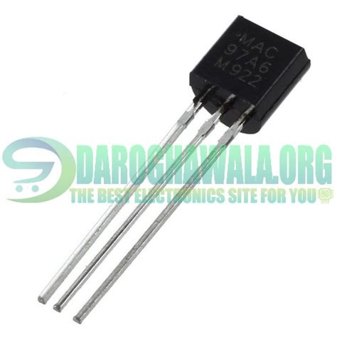 Mac97a6 To 92 Triac 1a Transistor In Pakistan