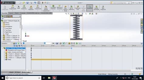 Solidworks How To Model A Dynamic Spring Myassignmenthelp