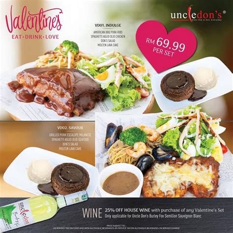 13 28 February 2025 Uncle Dons Malaysia Valentines Special Meal For Two Promotion