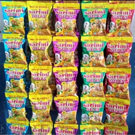 Jual Sarimie Gelas Isi 10 Pcs Rendem Shopee Indonesia