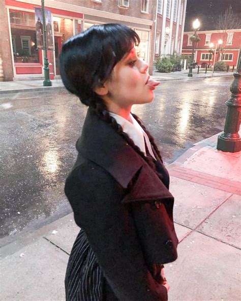 Jenna Ortega And Her Tongue Rjennaortegalust