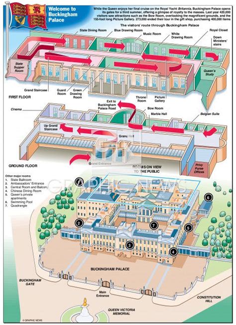 Buckingham Palace Opens Its Doors Infographic Buckingham Palace Buckingham Palace Floor Plan