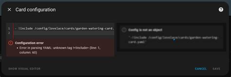 Will Sections View Dashboard Support Include Statements Frontend
