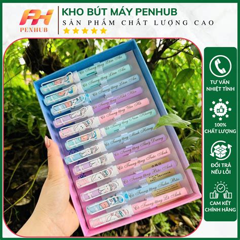 KhẮc TÊn MiỄn PhÍ Bút Mực Cute Nano Có Đầu Tẩy Xóa Mực Ngòi Kim Tinh Êm Trơn Shopee Việt Nam