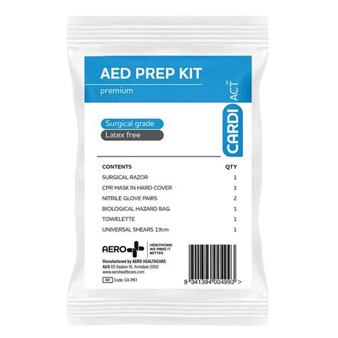Aed Basic Prep Kit Port Mac First Aid