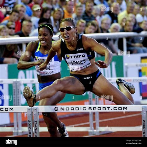 Lolo Jones Of The Us Won The Womens 110m Hurdles At Dn Galan Super