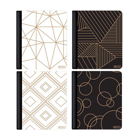 Libreta Composition Bazic 5496 Cubierta Geometrica Con 100 Hojas