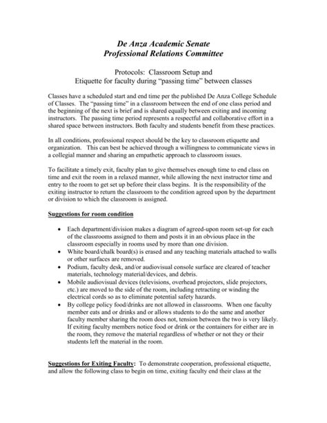 Room Setup And Passing Time