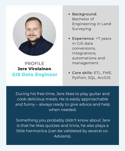 Being A Gis Data Engineer An Interview With Jere Virolainen