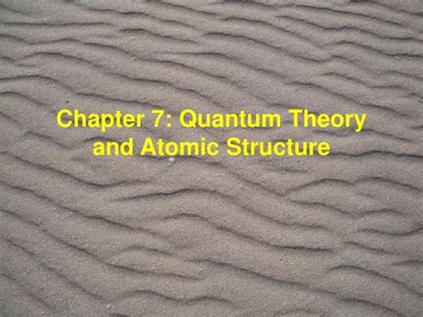 PPT Chapter Quantum Theory And Atomic Structure PowerPoint Presentation ID