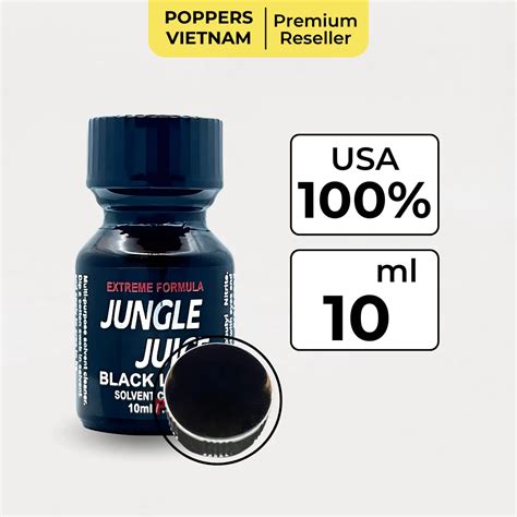Jungle Juice Black Usa Popper 10ml Bao Sài