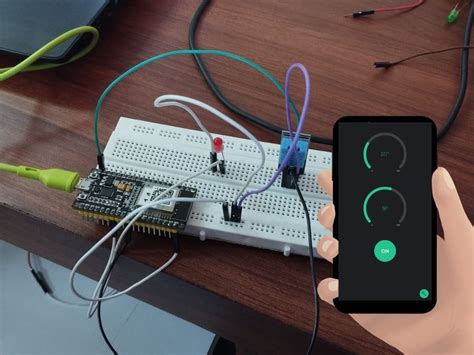 Control Led And Monitor Temperature And Humidity Using Blynk