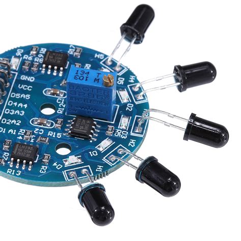 5 Channel Flame Sensor Module Analog Dgital Dual Output Fire Extinguishing Robot Flame Alarm