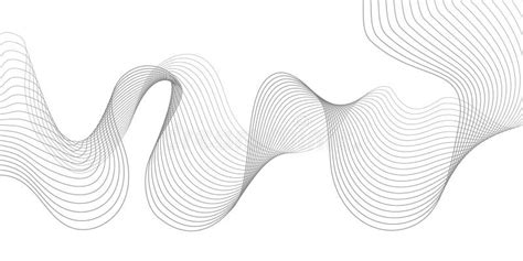 grey wave swirl frequency sound wave twisted curve lines with blend