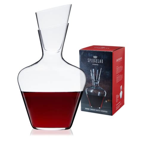 Large Wine Decanter Barski 30oz With Stopper European Lead Free