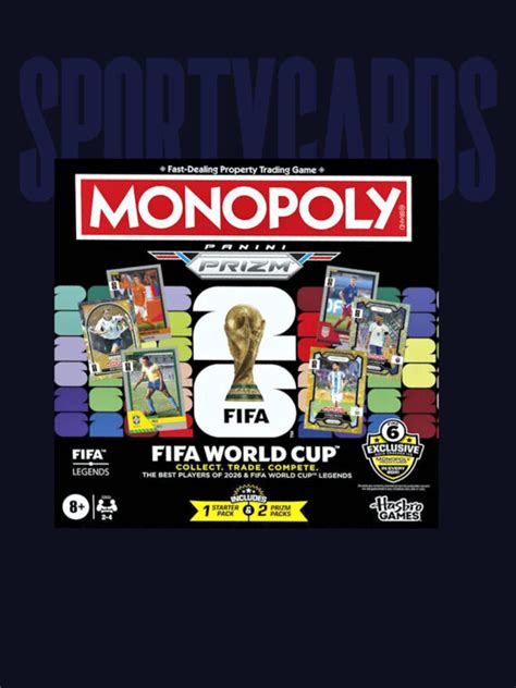 Panini Monopoly Prizm Fifa World Cup 2026 Board Game Sportycards