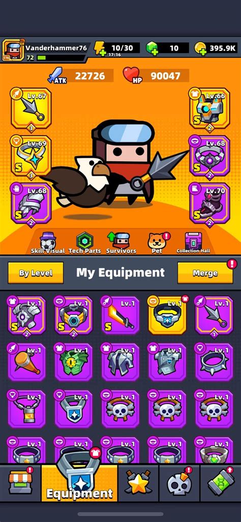 Question Upgrading S Items Rsurvivorio