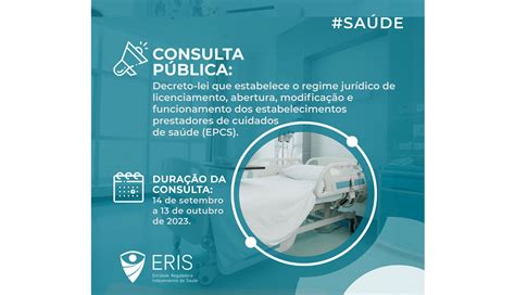 Eris Entidade Reguladora Independente Da Saúde Eris Submete à