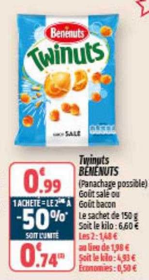 Promo Twinuts Benenuts Chez Coccinelle Express Icatalogue Fr